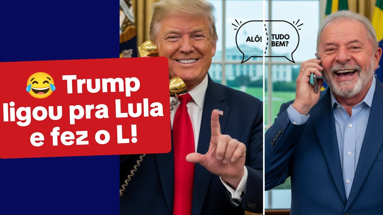 Trump faz o L?! A ligação que ninguém esperava com Lula! - YouTube