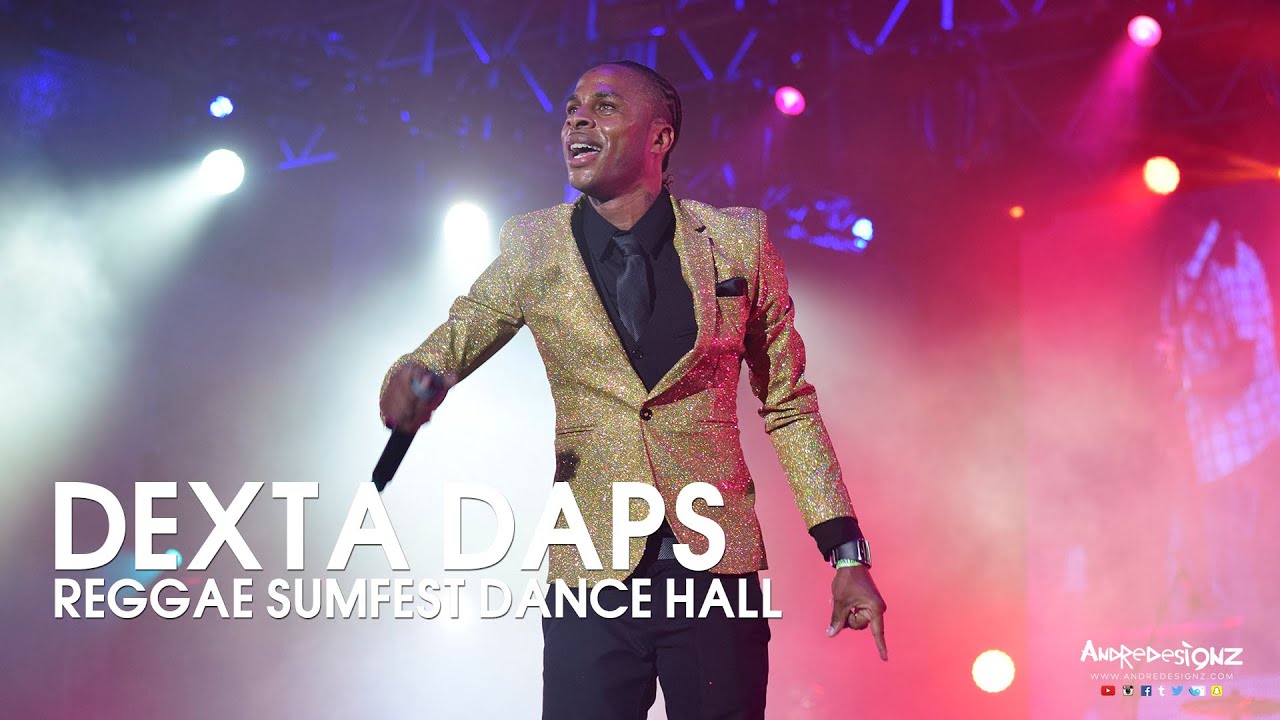 Dexta Daps | Reggae Sumfest Dance Hall Night 2015 - YouTube