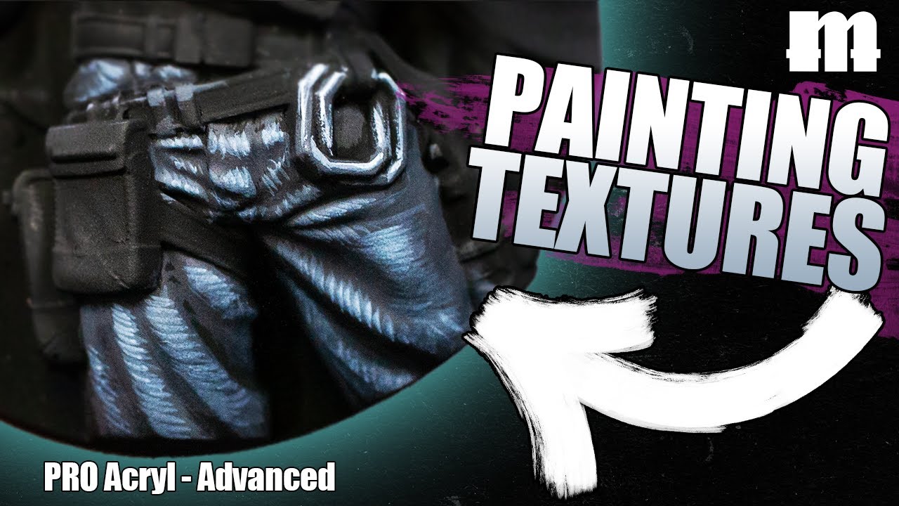 How to Paint Different Textures - PRO Acryl Advanced - YouTube