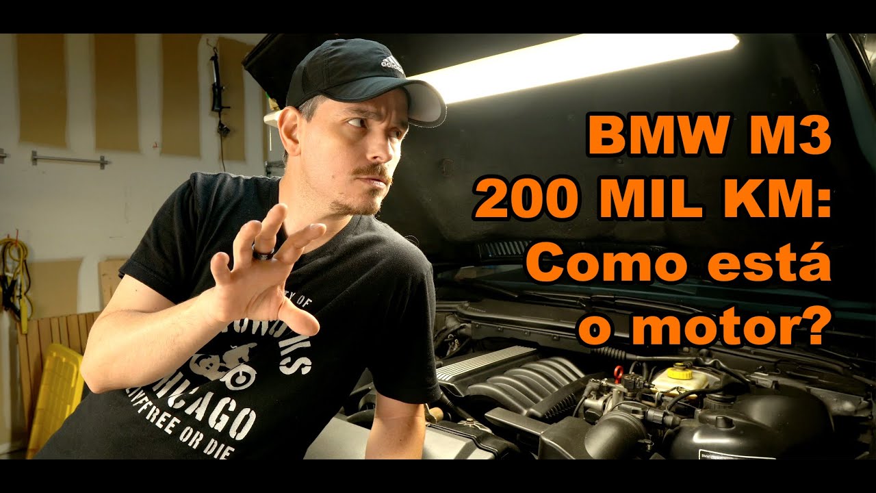 BMW M3 E36 com mais 200 MIL KM: Como está a saúde do motor? - YouTube