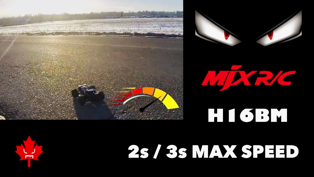 MJX Hyper Go H16BM 2s/3s Max Speed & Offroad Bash! - YouTube