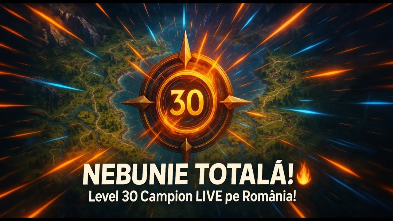 Nebunie Totală!😱 Level 30 Campion LIVE pe România!🔥 - YouTube