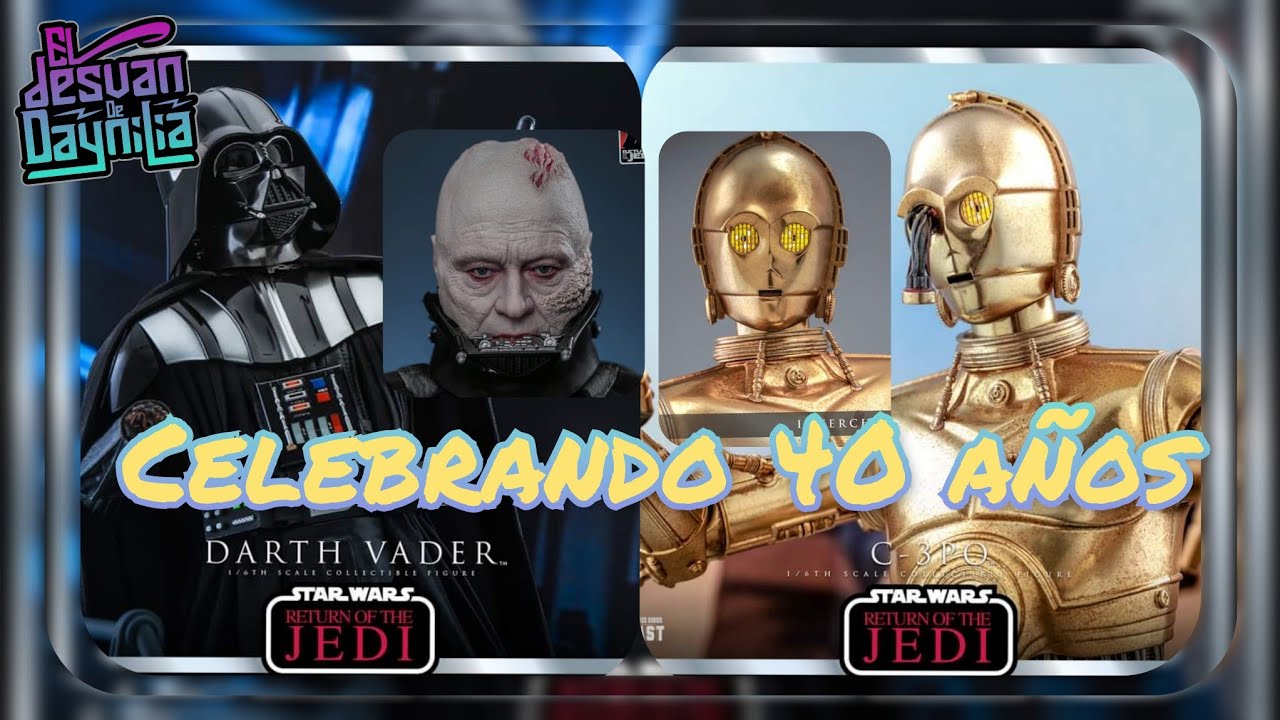 C3PO y Darth Vader por partida doble 1/6 Hot Toys - YouTube