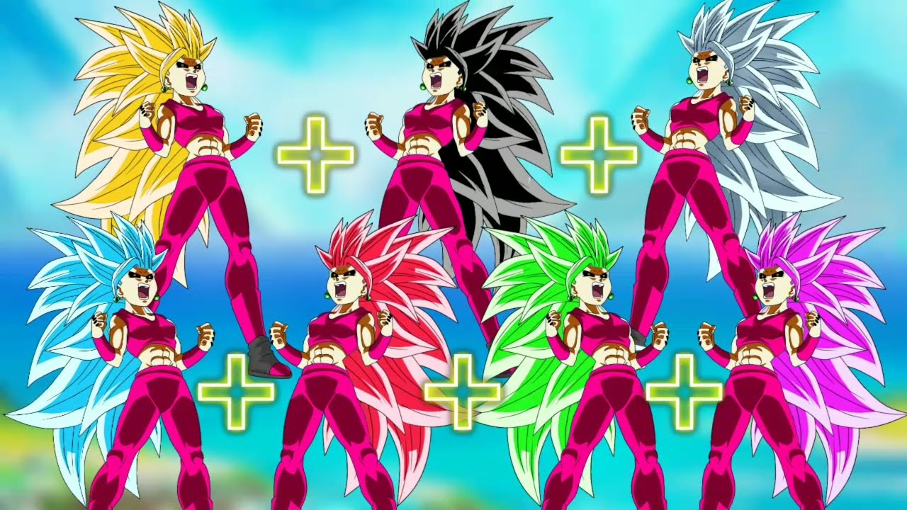 SSJ3 Kefla + Base + Mui + Blue + God + Full P + Ego - Fusion Vs All ...