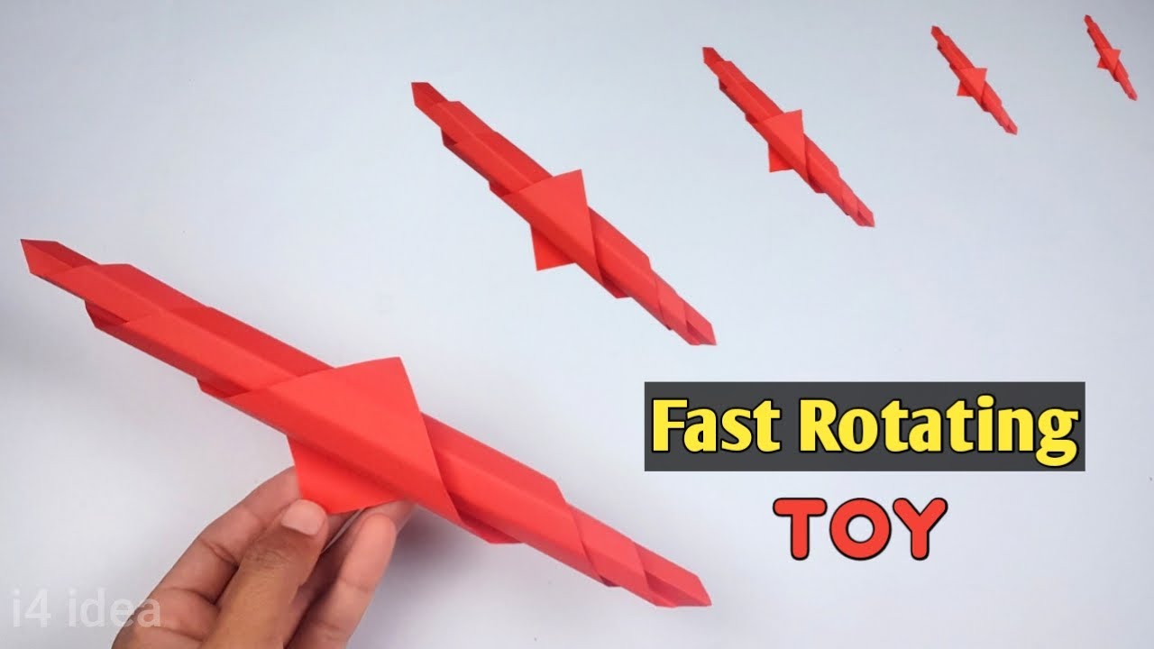 Rotating Paper Toy | How to make Paper Toy | Spinning Toy | Rotating ...