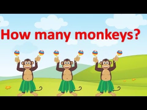 numbers how many monkeys
