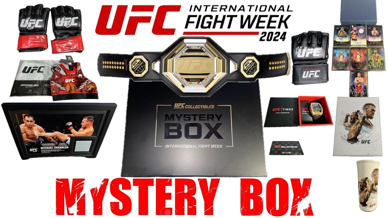 UFC Mystery Box - International Fight Week Edition - Unboxing & Review ...