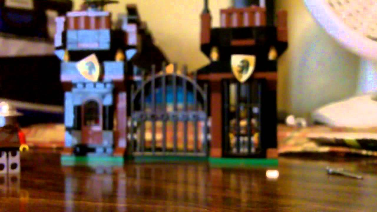 Lego Kingdoms 7187 Escape From Dragon Prison Review - YouTube