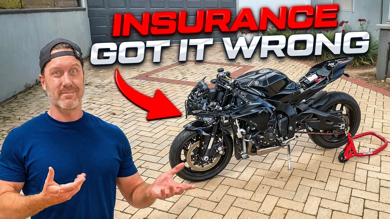 I FINALLY BOUGHT A WRECKED JAPANESE SUPERBIKE...but insurance screwed ...