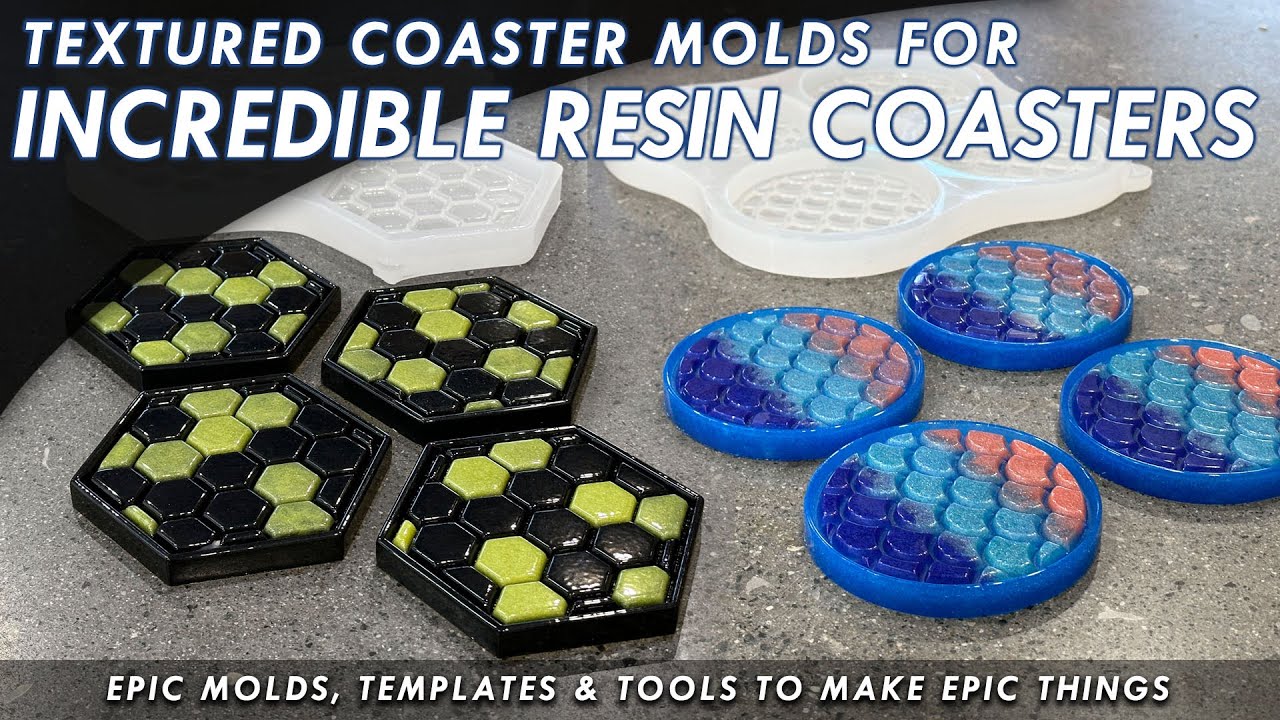 Textured Coaster Molds For Incredible Resin Art Coaster Sets DIY textured-coaster-molds-for-incredible-resin-art-coaster-sets-diy