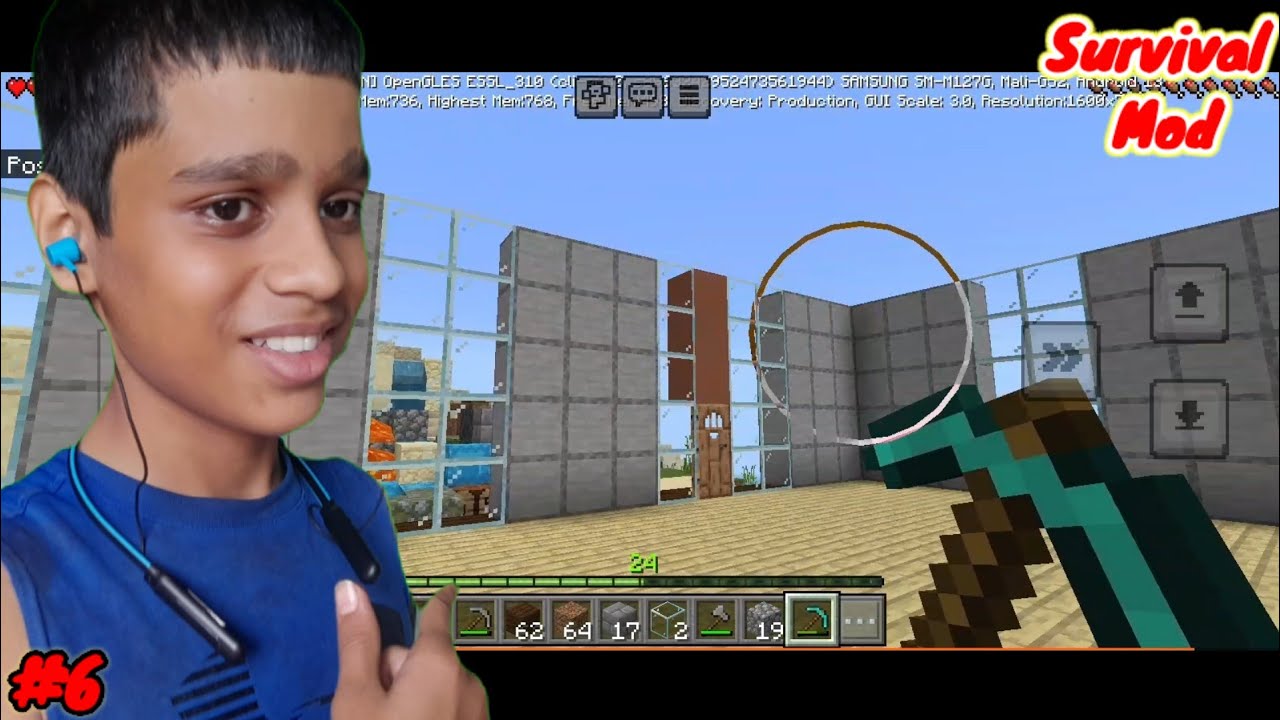 I STARTED BUILD HOUSE IN MY SURVIVAL MOD|| MINECRAFT GAMEPLAY #6 ...