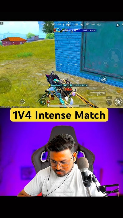1V4 Intense Match | 1v4 Clutch | Best Clutch 1v4 | Bgmi Today Gameplay | Bgmi 1v4 #shorts - YouTube