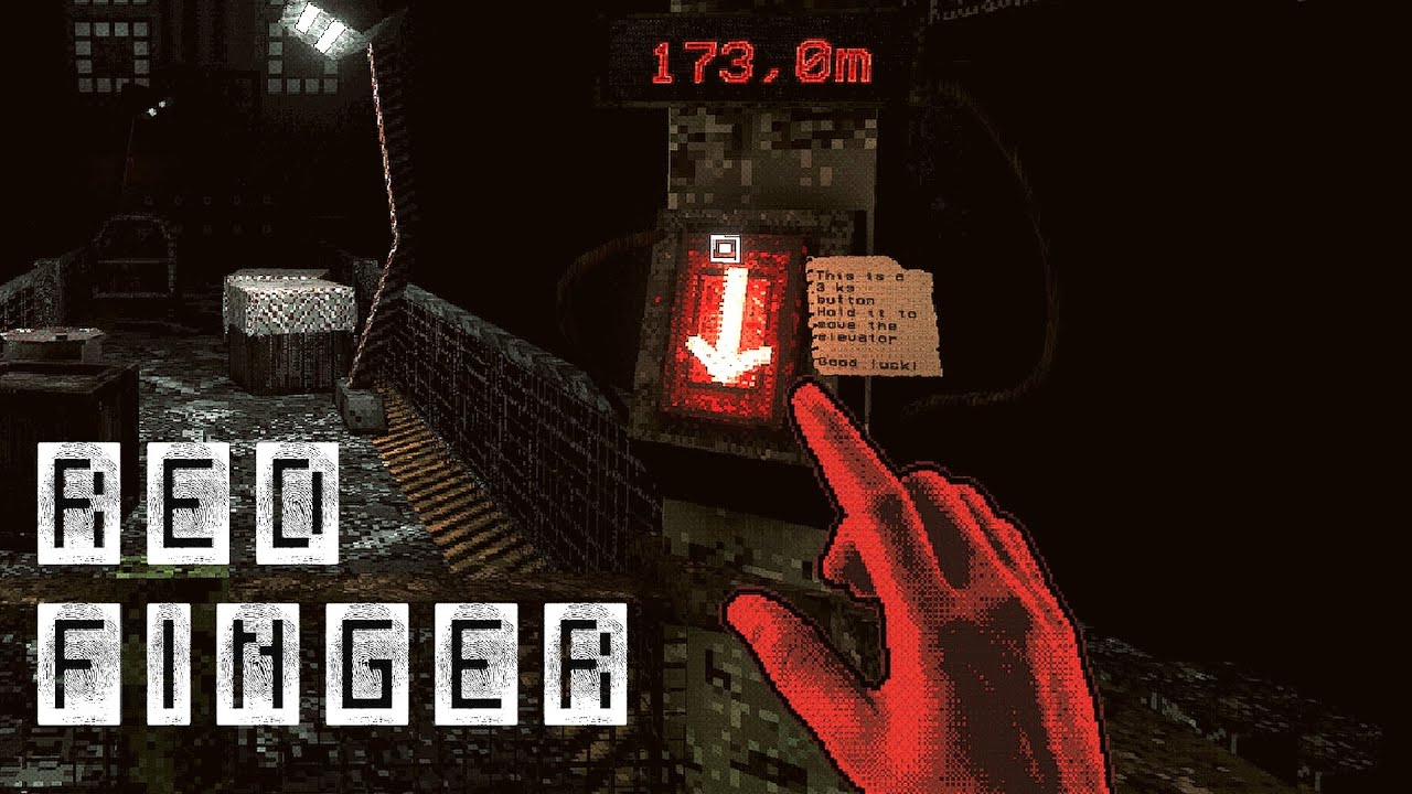 What is Down this Creepy Elevator Shaft? | Red Finger | Indie Horror ...