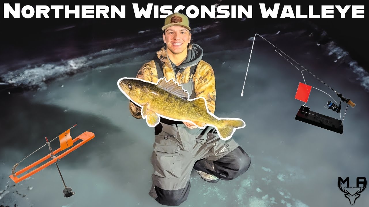 Midwinter Wisconsin Walleye Fishing!! - YouTube