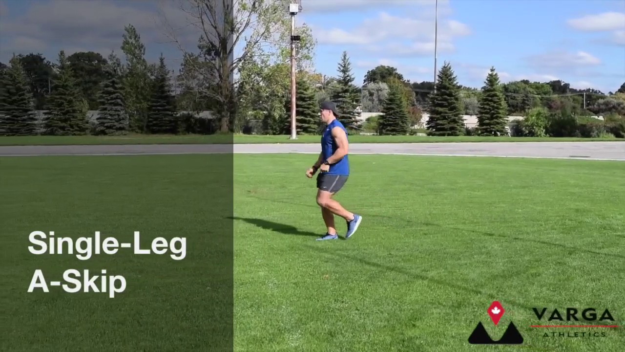 Single-Leg A-Skip - YouTube