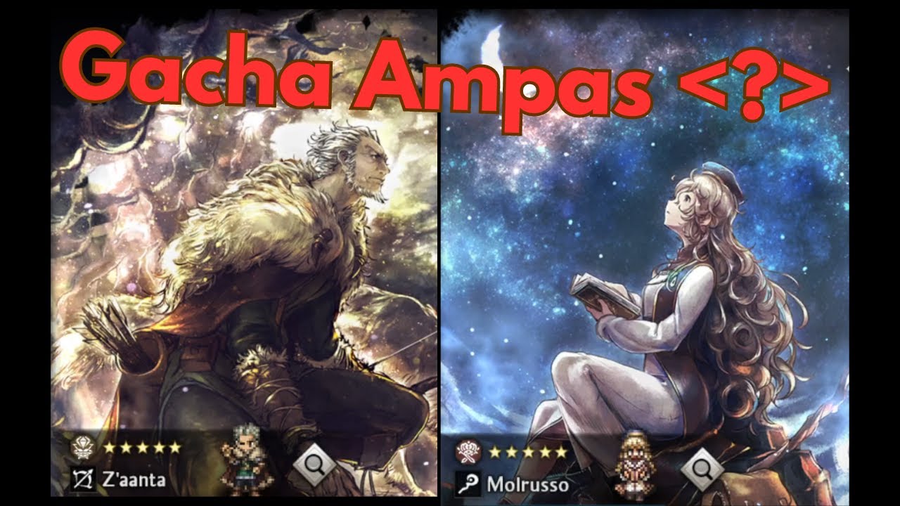 Octopath COTC Traveler Z'aanta Pull 1 + 10 Times Gacha Ampas - YouTube