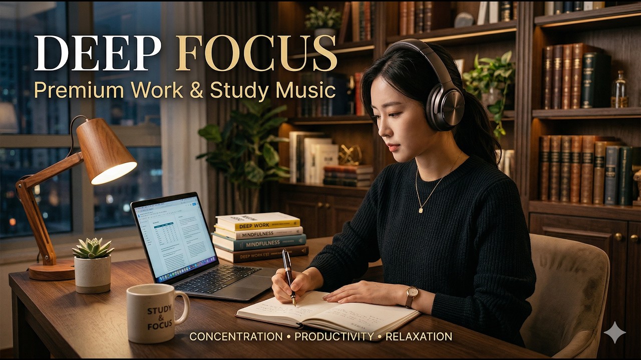 Deep focus study & work #relaxingmusic #study #work #deepfocusmusic ...
