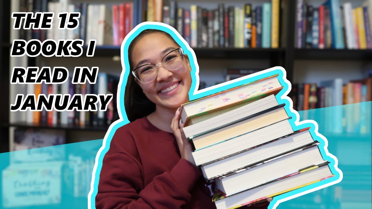 HOW DID I READ 15 BOOKS IN ONE MONTH?? || january wrap up & book haul ...