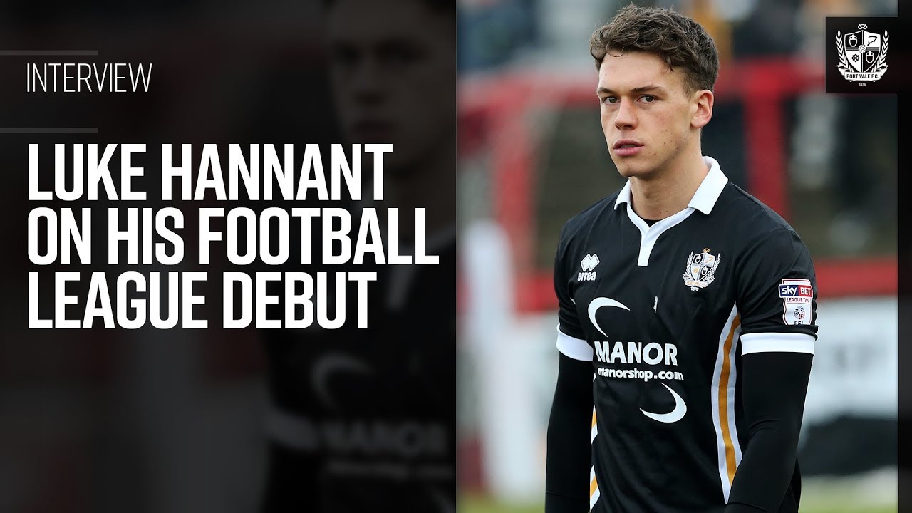 Luke Hannant on making his Football League debut - YouTube