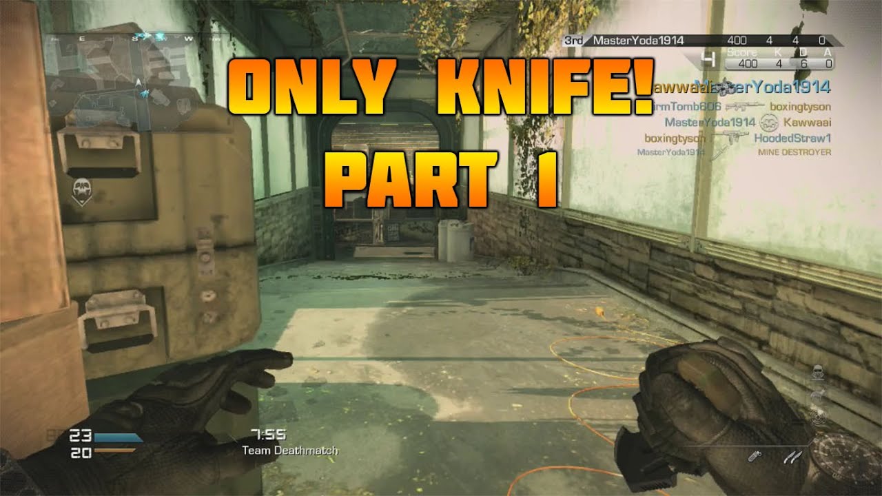 Only Knife-Cod Ghosts #1 w/D915! - YouTube