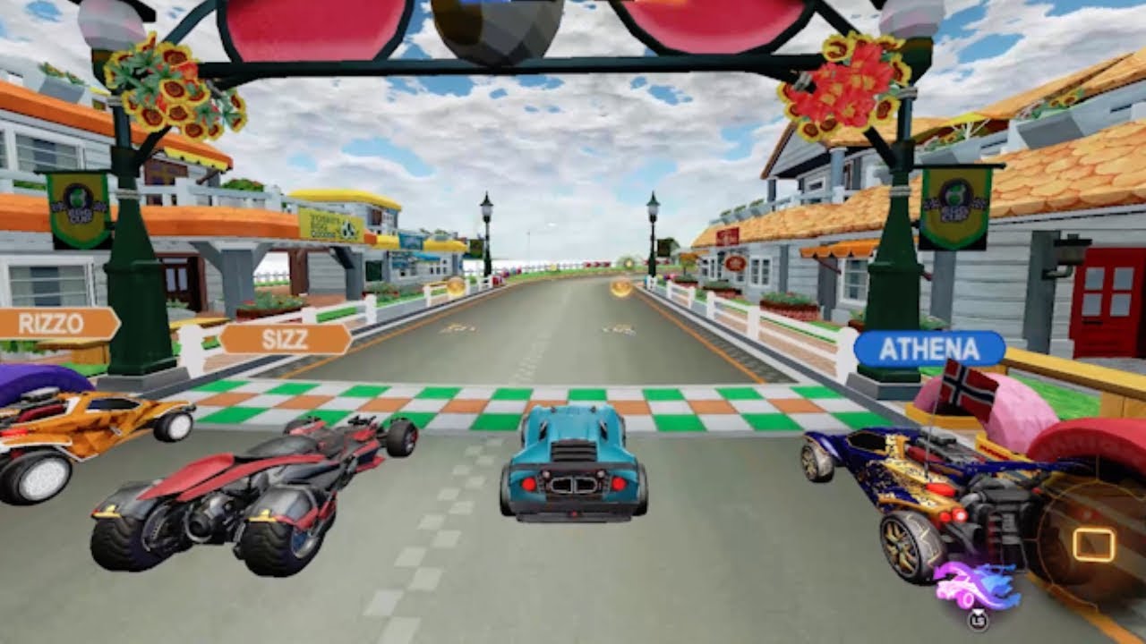 ROCKET LEAGUE MARIO KART W/ RIZZO SIZZ & ATHENA! - YouTube