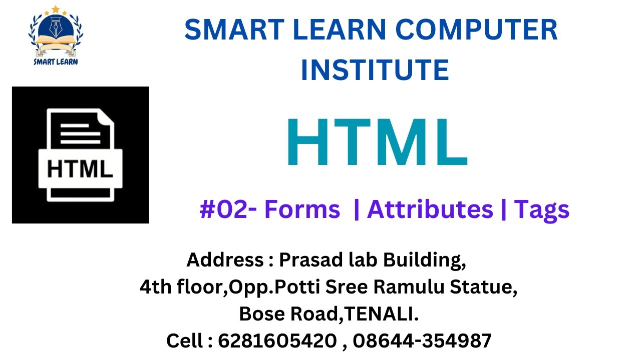 HTML - Forms | Attributes | Tags - YouTube
