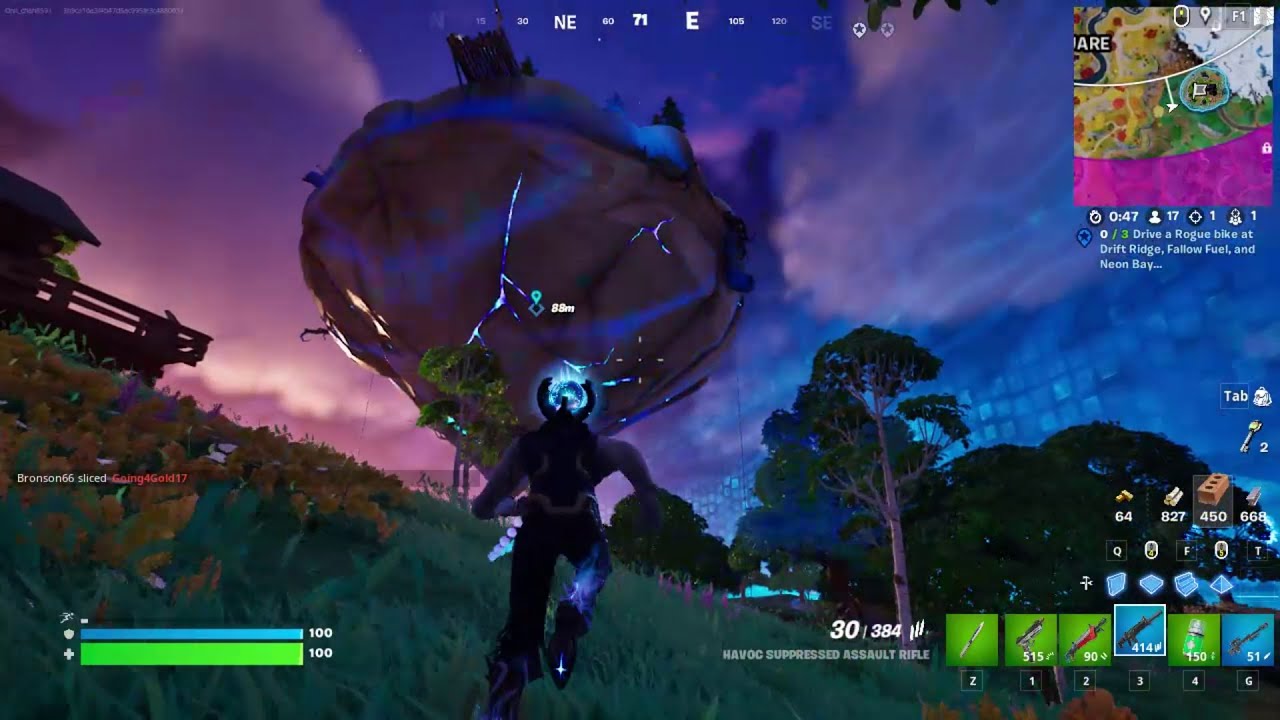 Fortnite Floating Island Vault - YouTube