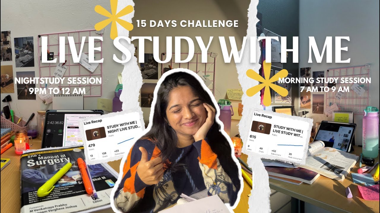 LIVE STUDY WITH ME | MORNING STUDY SESSION | - YouTube