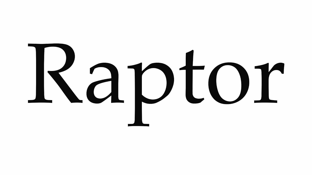 How to Pronounce Raptor - YouTube