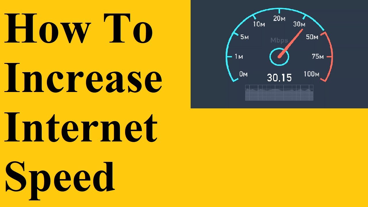 Increase Internet Speed - YouTube