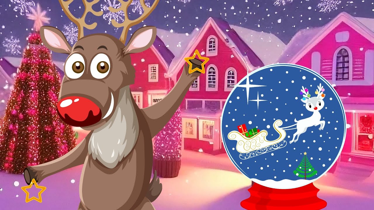 Rodolfo el reno 🎄 Canción navideña para niños popular villancicos 🎵 ...