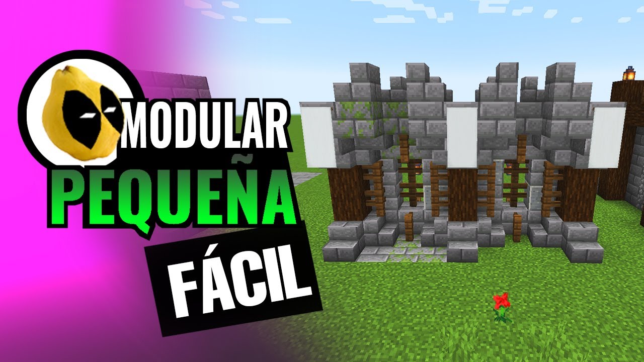 🔨🔨 Cómo hacer una MURALLA medieval PEQUEÑA MINECRAFT 10/10 - YouTube