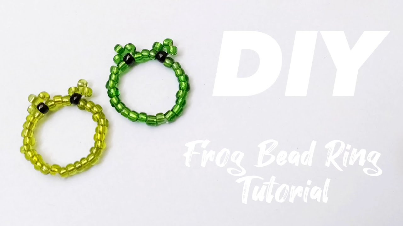 Frog Beads Ring Tutorial - YouTube
