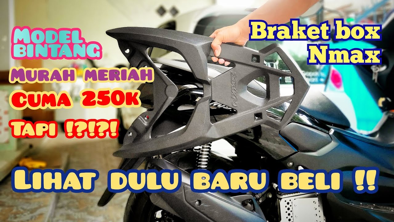 Cara pasang braket box nmax || braket cor nmax - YouTube