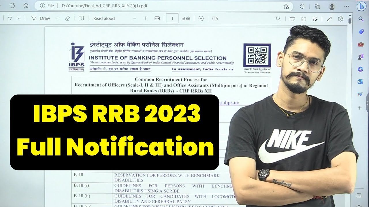 RRB Notification Out 2023 | IBPS RRB PO & Clerk Notification 2023 ...