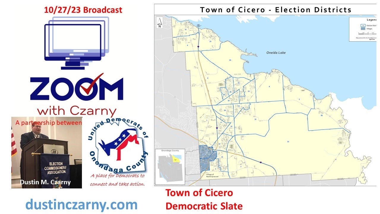 Zoom with Czarny: Jay Riordan and Rob Santucci of the Cicero Democrats ...