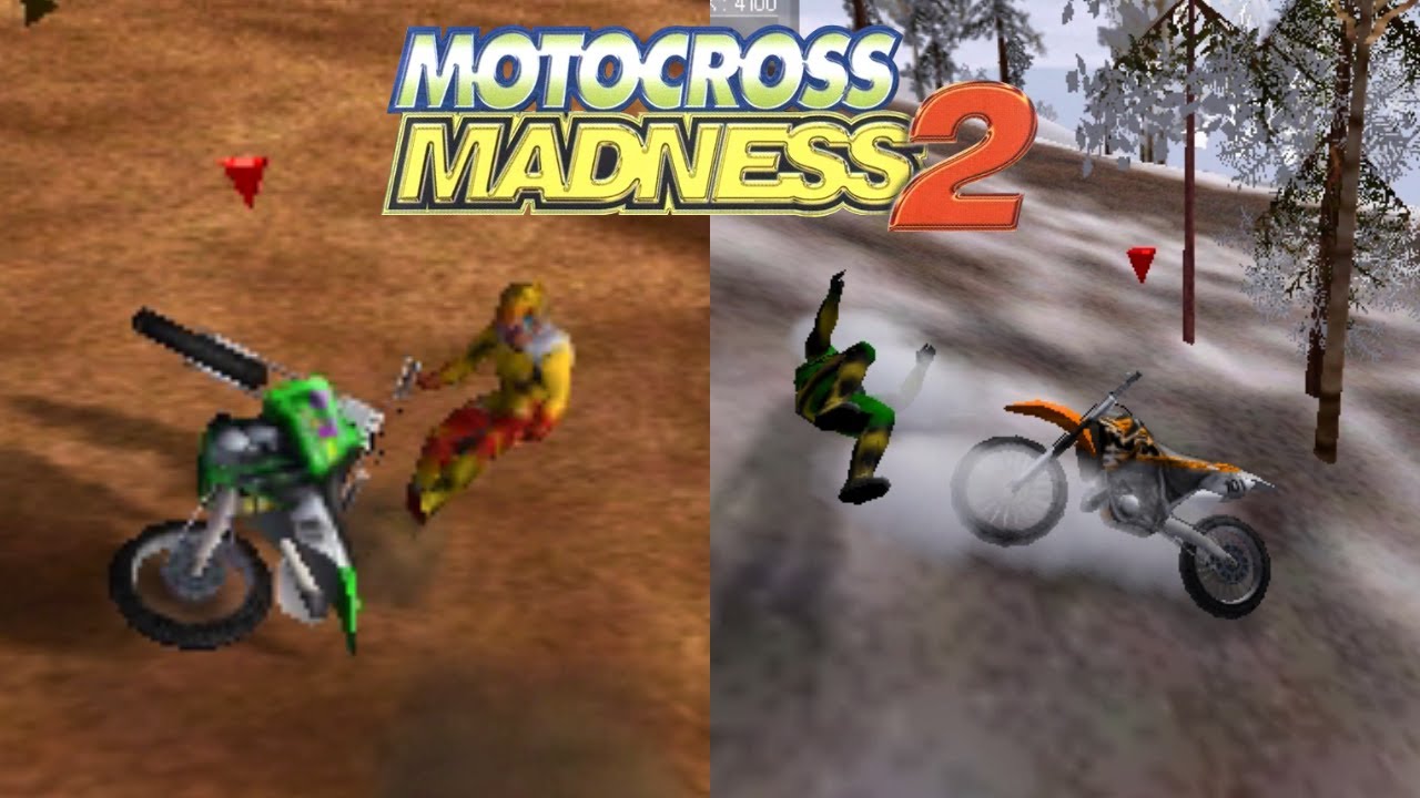 Motocross Madness 2 EPIC CRASHES - YouTube