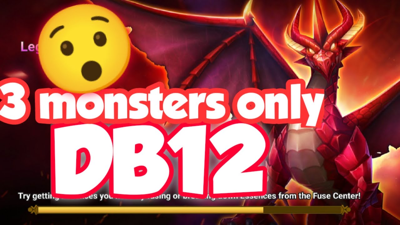 summoners war: watch this dragons B12 only 3 monsters team challenge ...