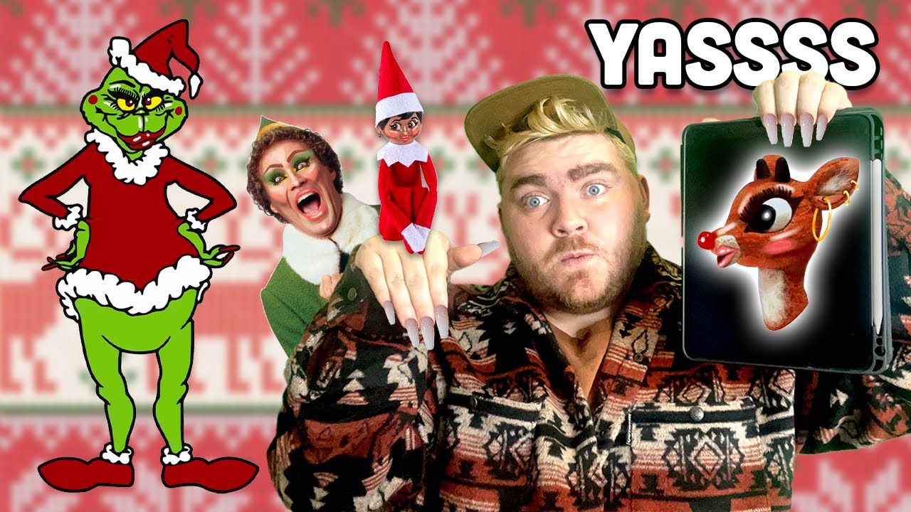 Yassifying Christmas Characters - YouTube