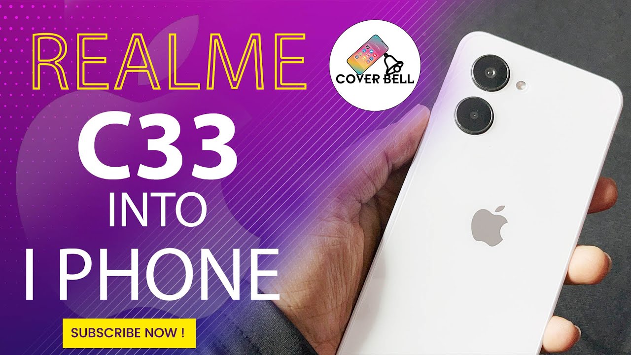 Convert Your Realme C33 Into white Color Look Like Real Apple Back ...