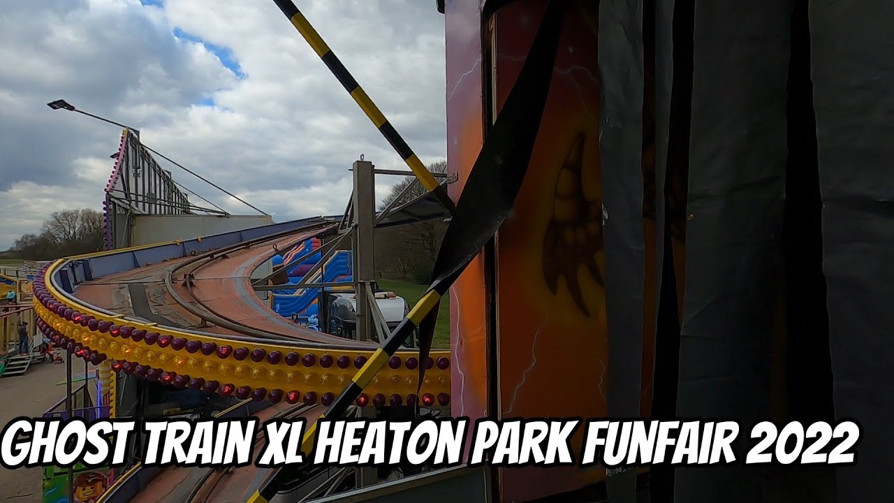 Aidan Leach Ghost Train Xl Onride At Heaton Park Funfair 2022 - YouTube