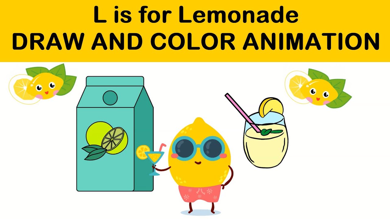 L is for Lemons | Draw and Color Lemons | Lemon Juice and Lemonade ...