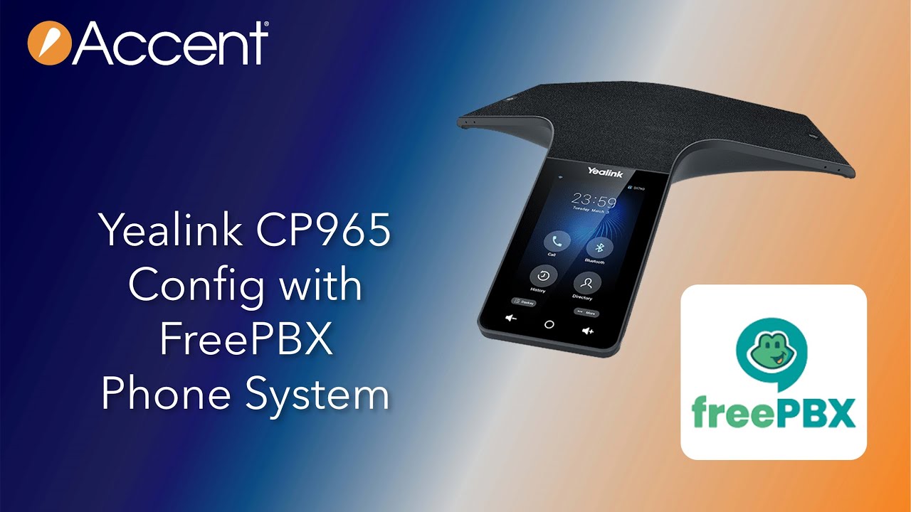 Yealink CP965 Setup and Config using FreePBX Phone System - YouTube