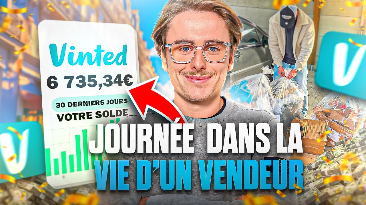 24H DANS LA VIE D’UN VENDEUR VINTED : JE MONTRE TOUT - YouTube