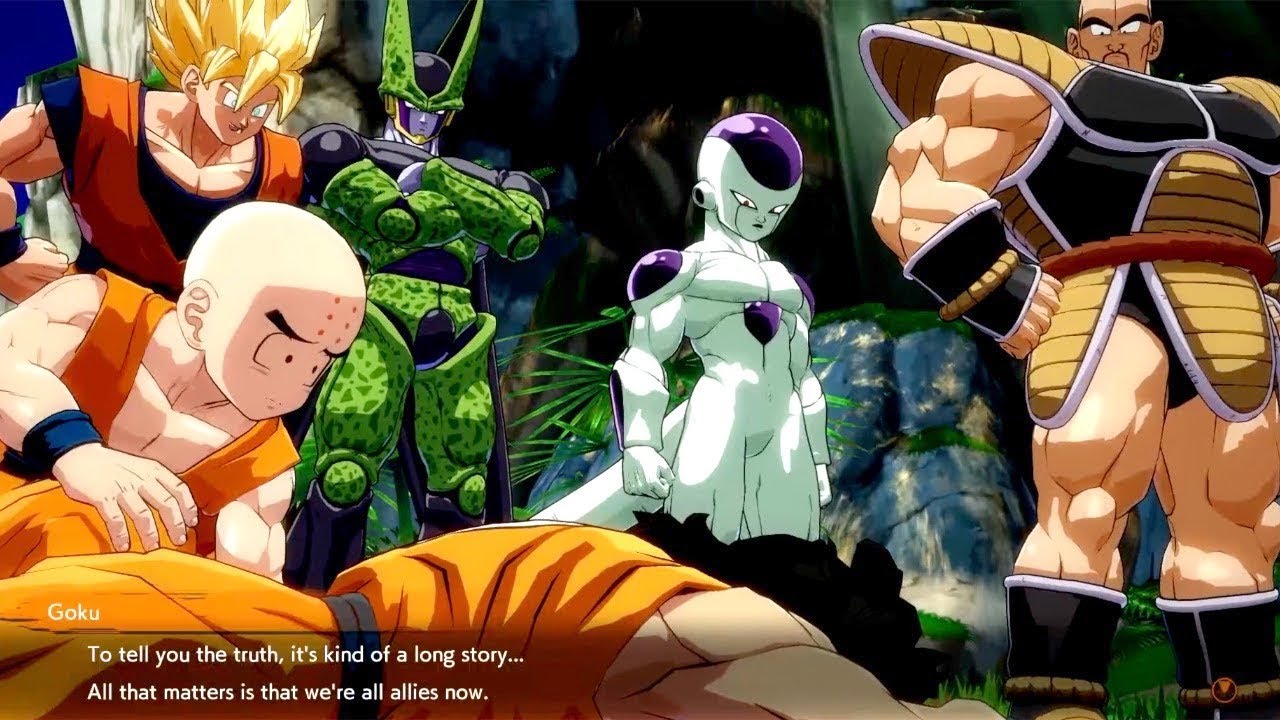 NAPPA & FRIEZA ROAST YAMCHA FOR BEING WEAK! Dragon Ball FighterZ Story ...