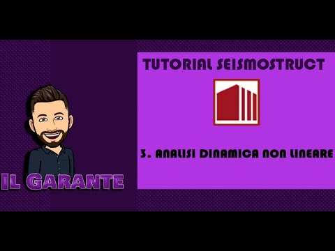 3. Analisi Dinamica Non Lineare - SeismoStruct - YouTube