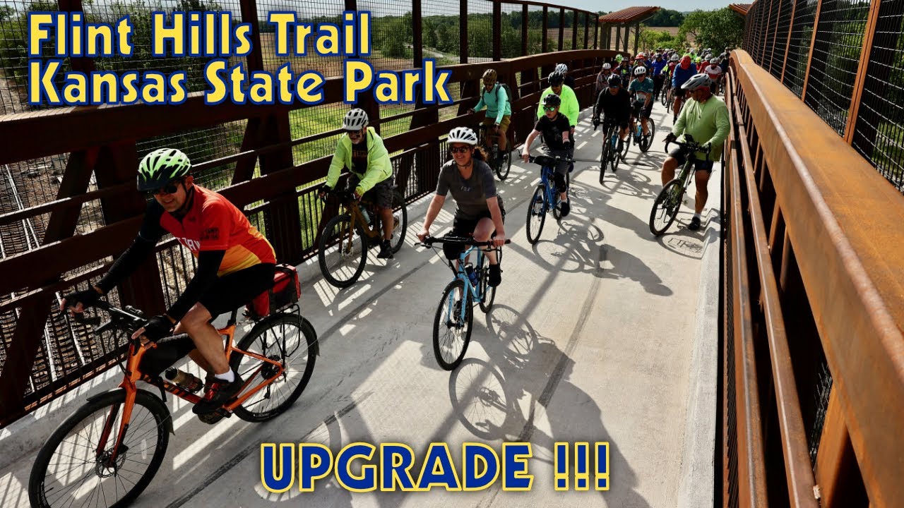 Ride the NEWEST Part of Flint Hills Trail State Park | Rail Trail ...