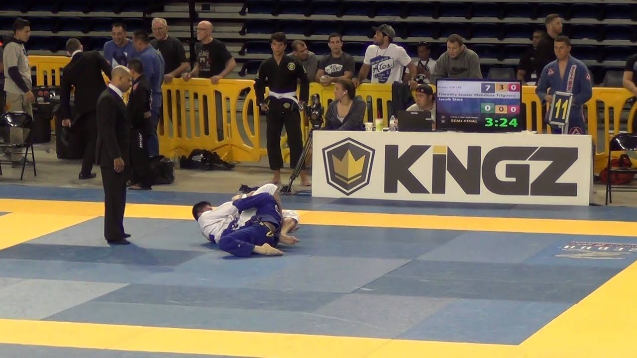 Timothy Triguero (Roberto Traven BJJ) vs Jacob Sims 2015 Pan Jiu-Jitsu ...