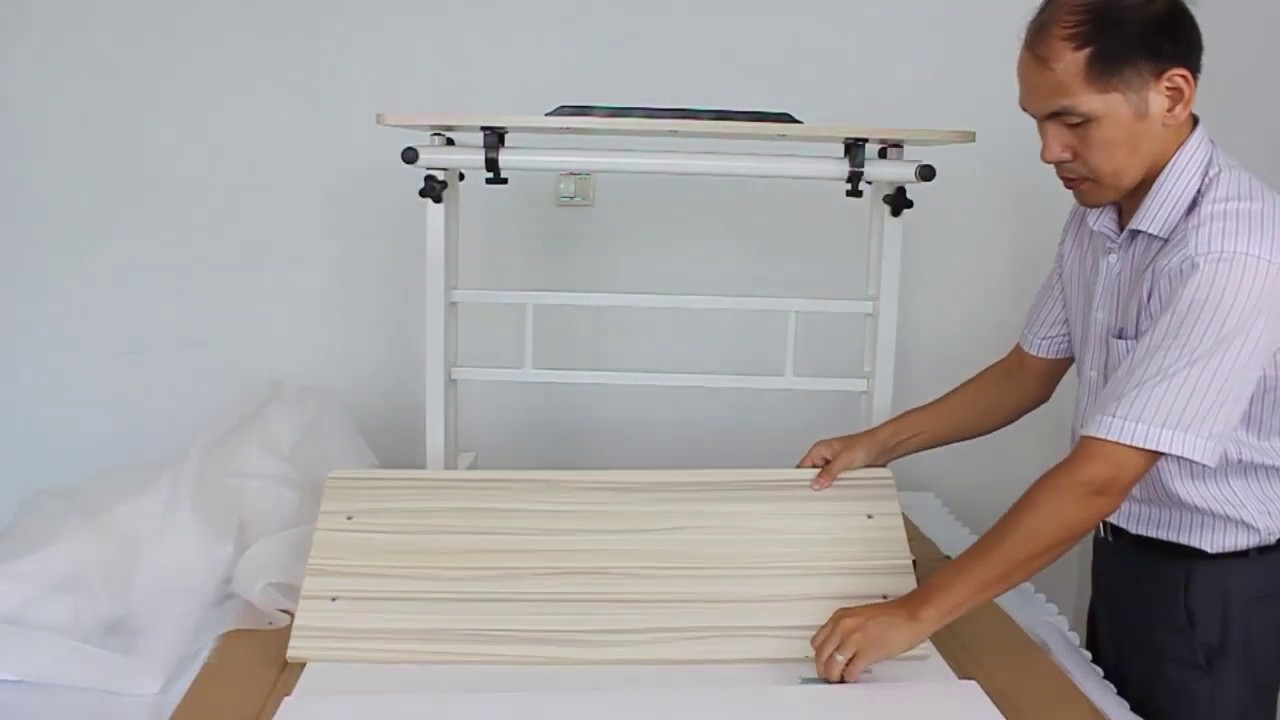 How to Assemble the Stand-up Desk - YouTube