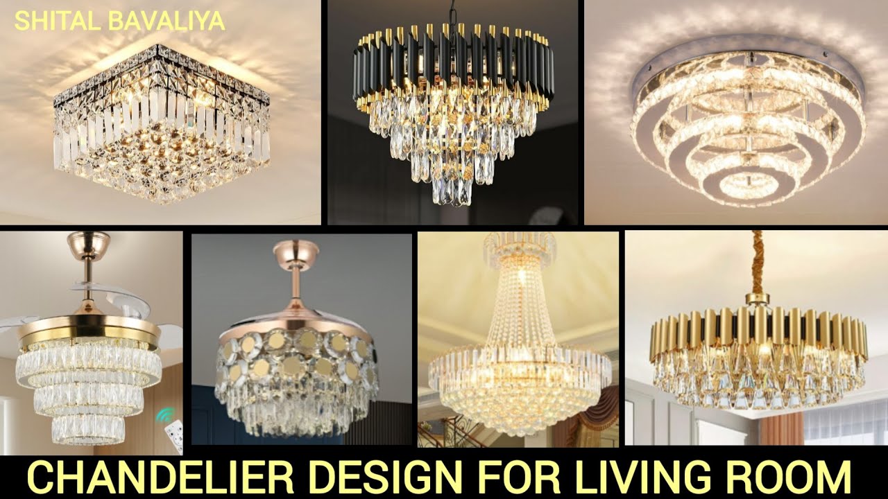 Chandelier Design For Living Room | Chandelier | Jumar Design | Shital ...